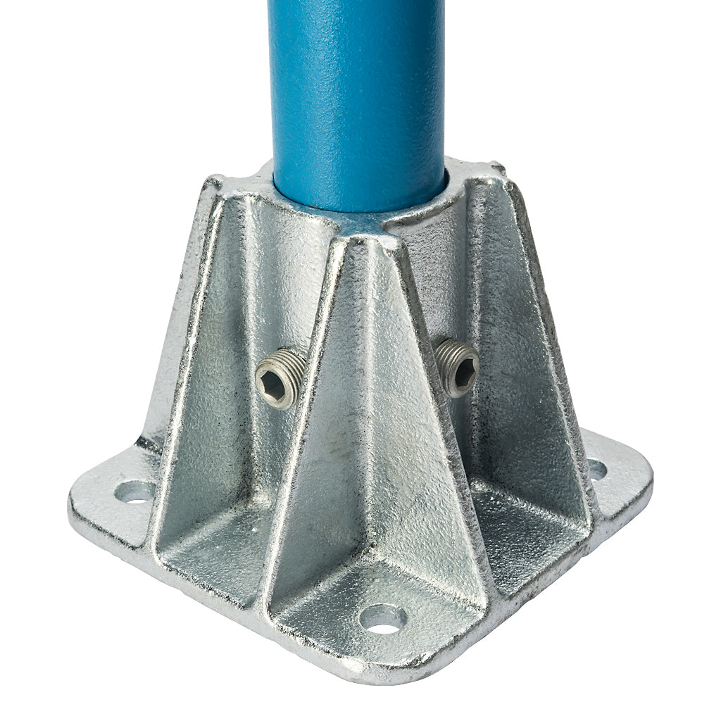 234D Heavy Duty Baseplate With 4 Fixing Holes To Suit 48.3mm Tube