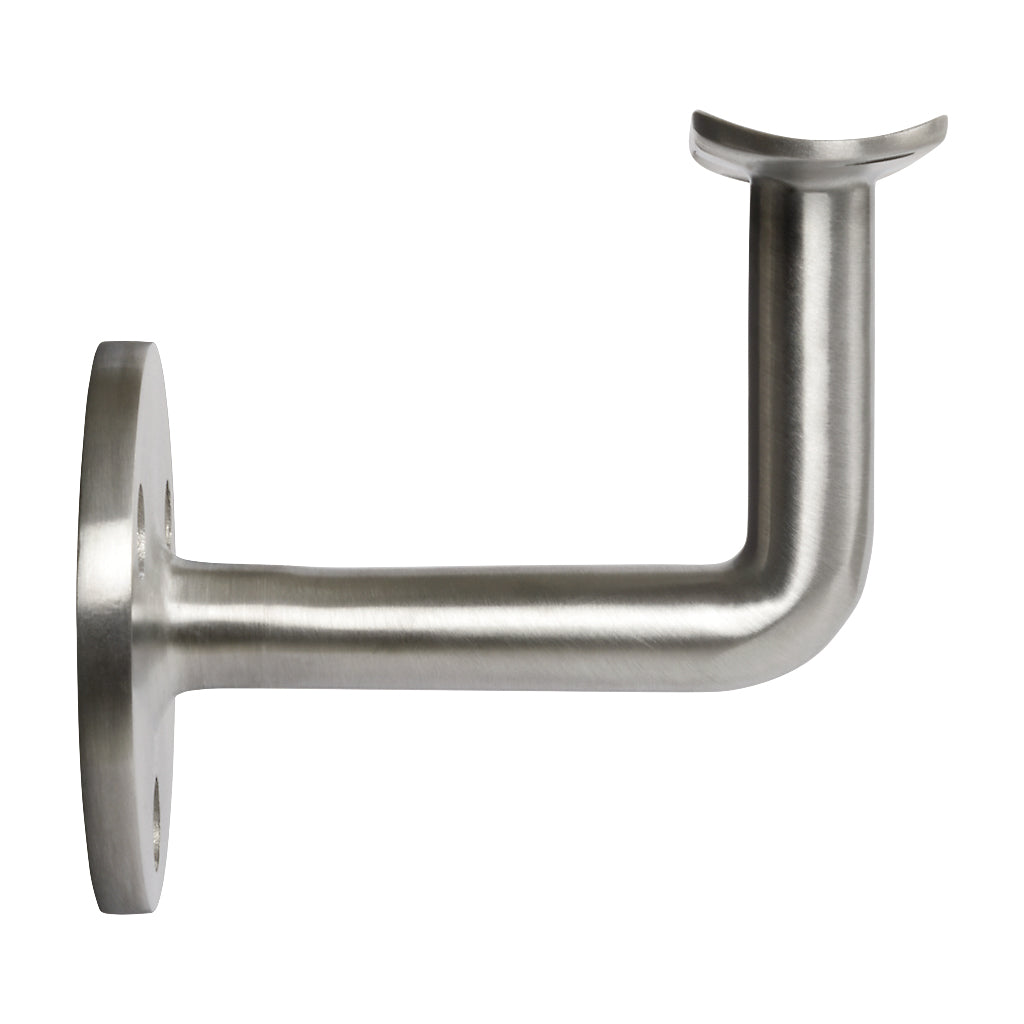 304 Stainless Steel Handrail Bracket 78mm Projection To Suit 42.4mm Tu