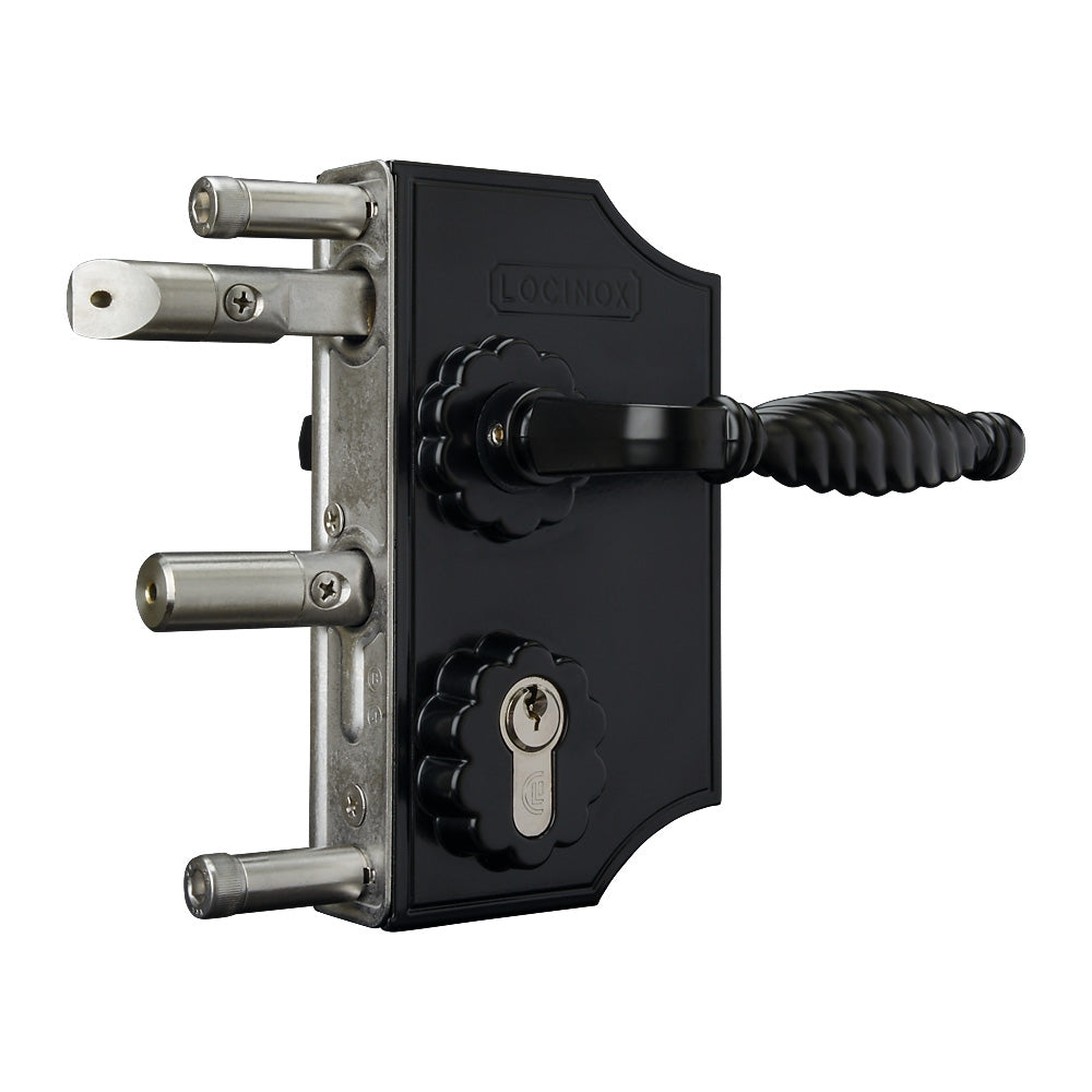Locinox LAKQ H2L Large Ornamental Gate Lock To Suit 40 - 60mm Box Sect