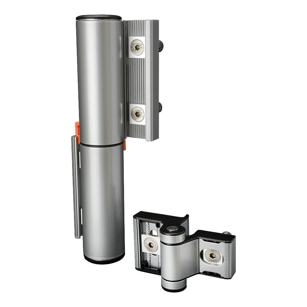 Locinox Tiger Compact 180° Hinge And Gate Closer In One - Silver