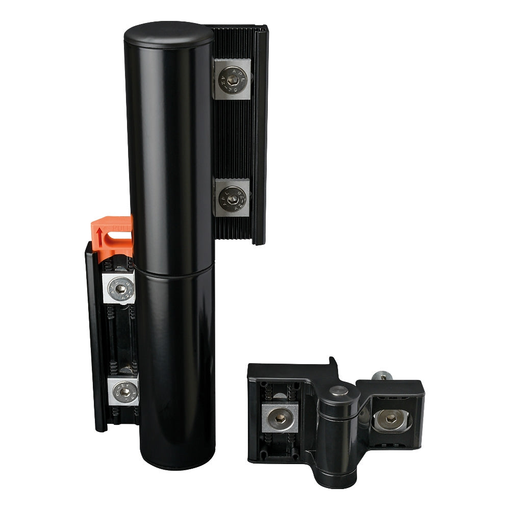 Locinox Tiger Compact 180° Hinge And Gate Closer In One - Black