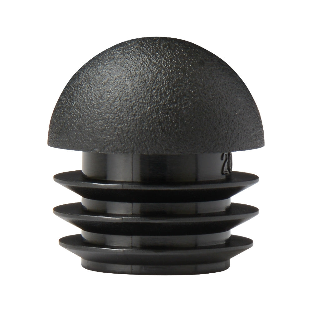 PCD20 - Domed Plastic Caps To Suit 20mm Dia - DC Iron
