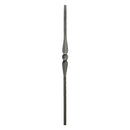 PK7 - 25mm Hammered Bar Fishtail Forged Newal Post - DC Iron