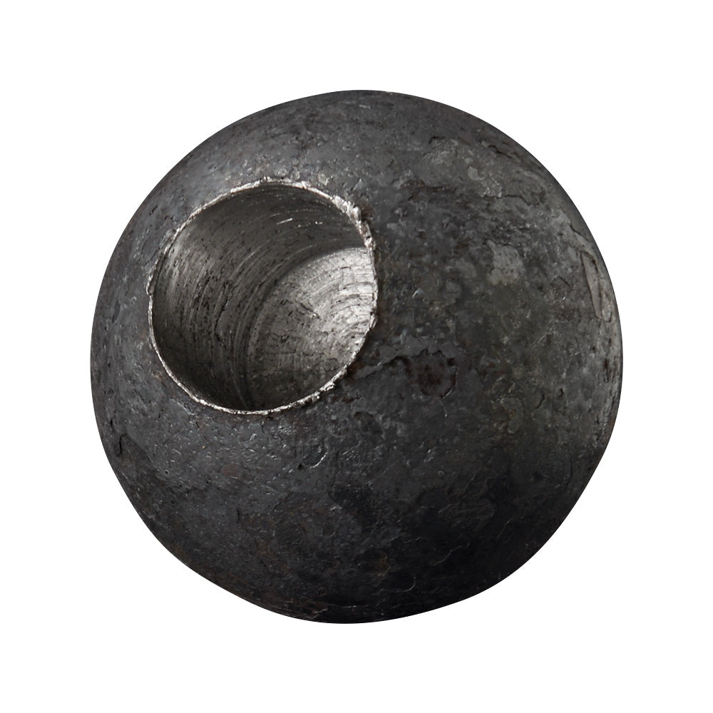 30mm Diameter Solid Sphere With Half Hole To Suit 12mm Round Bar