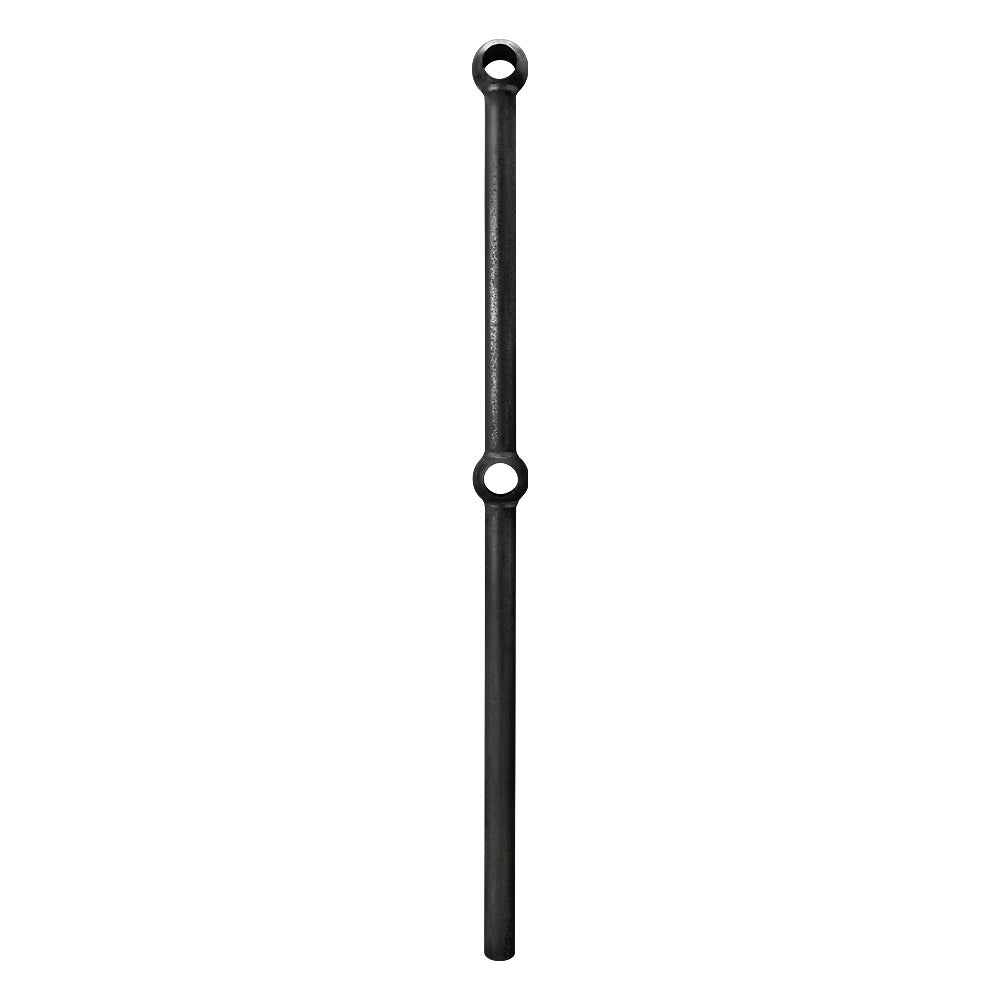 Mild Steel Tubular Handrail Standard 550mm Ball Centres 75mm Diameter